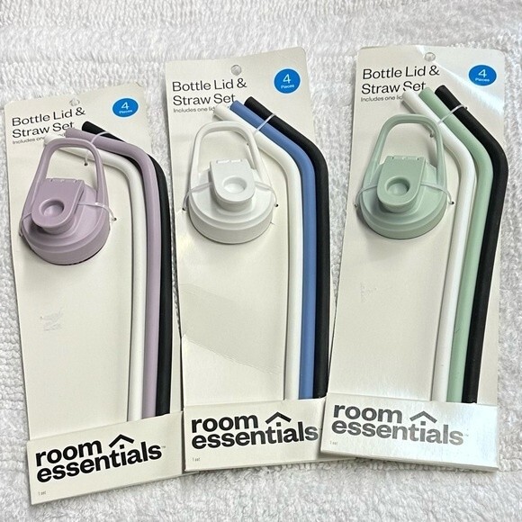 Room Essentials | Kitchen | Target Room Essentials Bottle Lid Straw Set ...